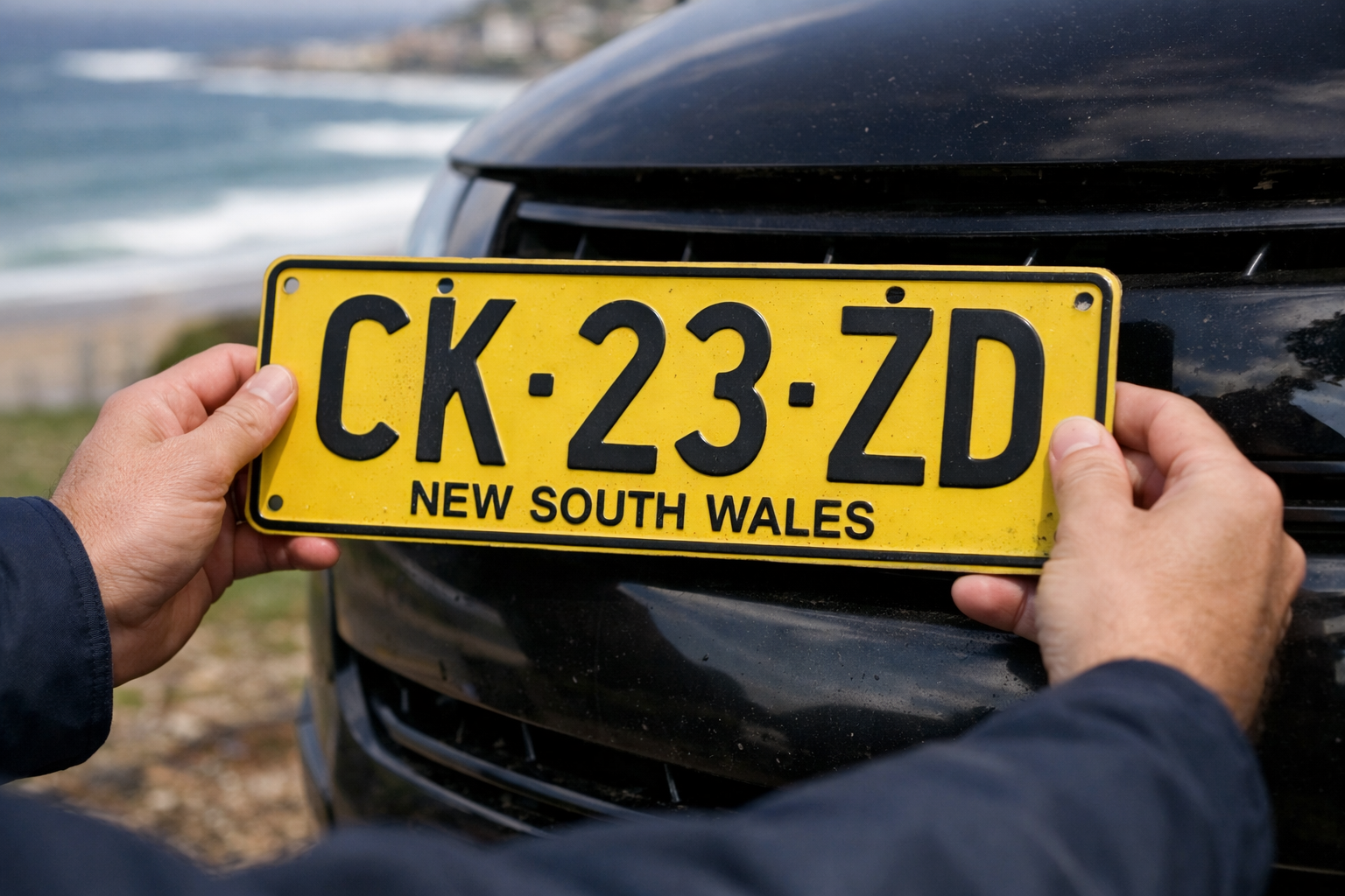 How to read a UK number plate